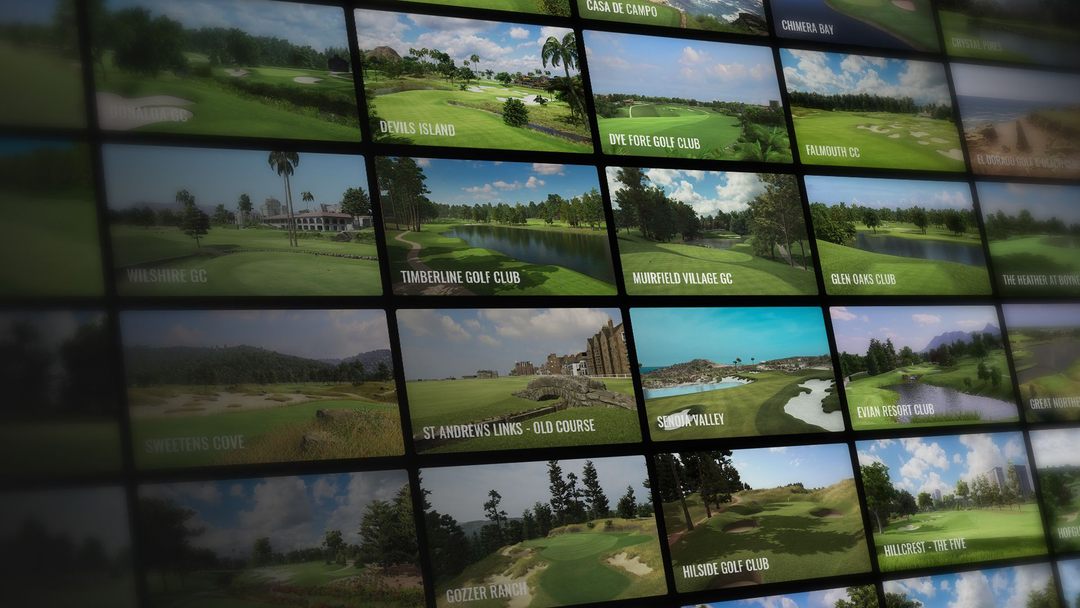 Virtual golf on TrackMan golf simulators in New Hampshire - Coach Club